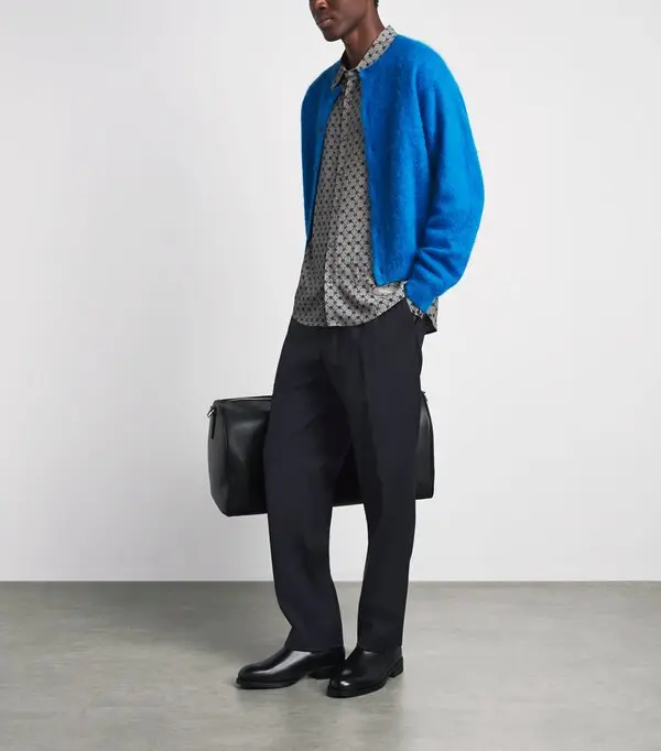 Sandro Wool-blend Drawstring Trousers - Blue
