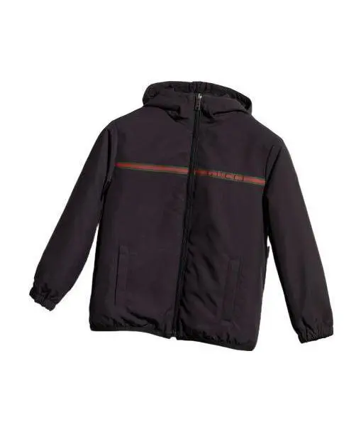 Gucci Web-stripe Hooded Jacket