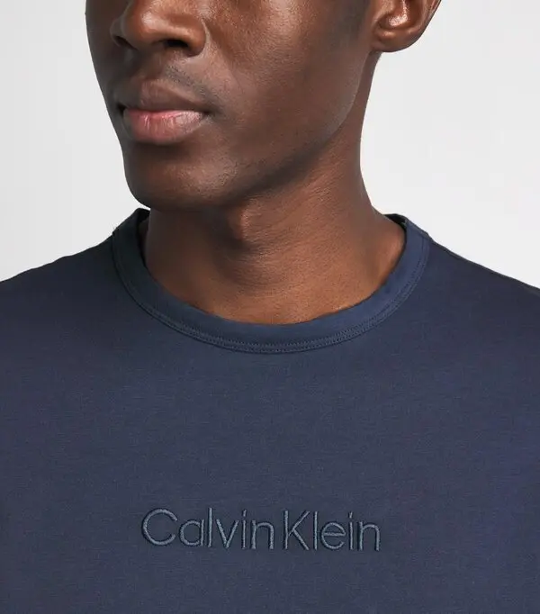 Calvin Klein Cotton Logo Pyjama Top