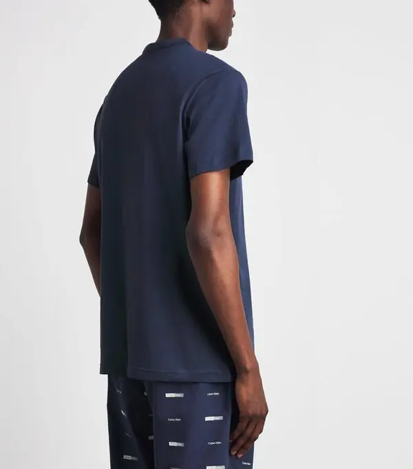 Calvin Klein Cotton Logo Pyjama Top