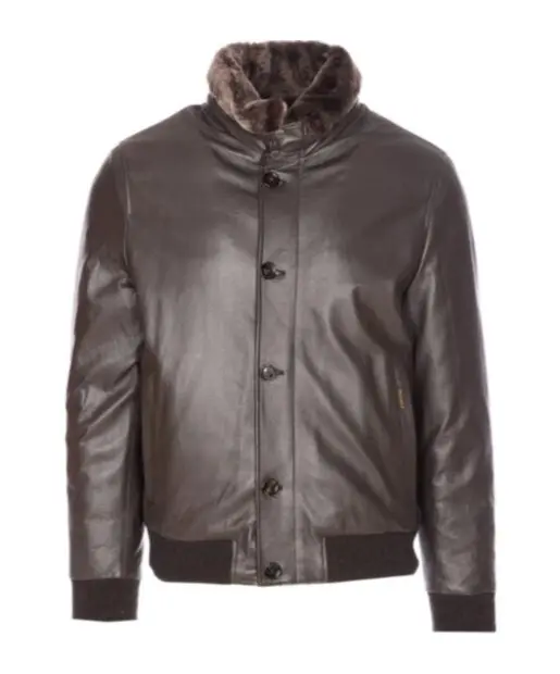 MOORER Cleros P1 Leather Jacket - Black