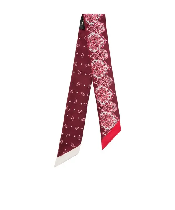 Pinko Floral Paisley Print Thin Scarf