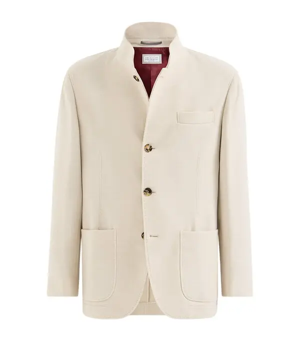 Brunello Cucinelli Cashmere Water-resistant Coat - Yellow