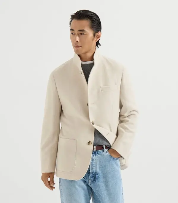 Brunello Cucinelli Cashmere Water-resistant Coat - Yellow
