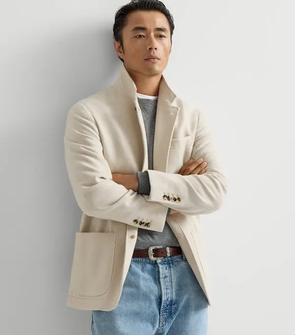 Brunello Cucinelli Cashmere Water-resistant Coat - Yellow