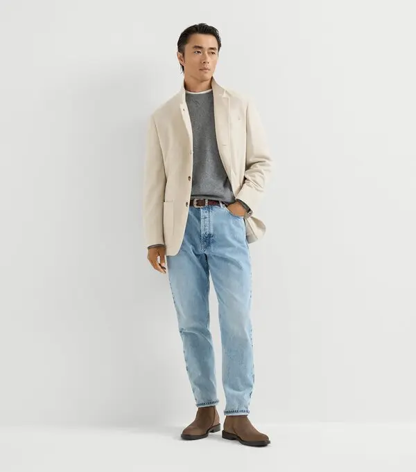 Brunello Cucinelli Cashmere Water-resistant Coat - Yellow