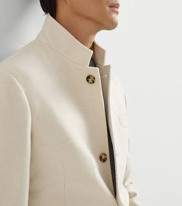 Brunello Cucinelli Cashmere Water-resistant Coat - Yellow