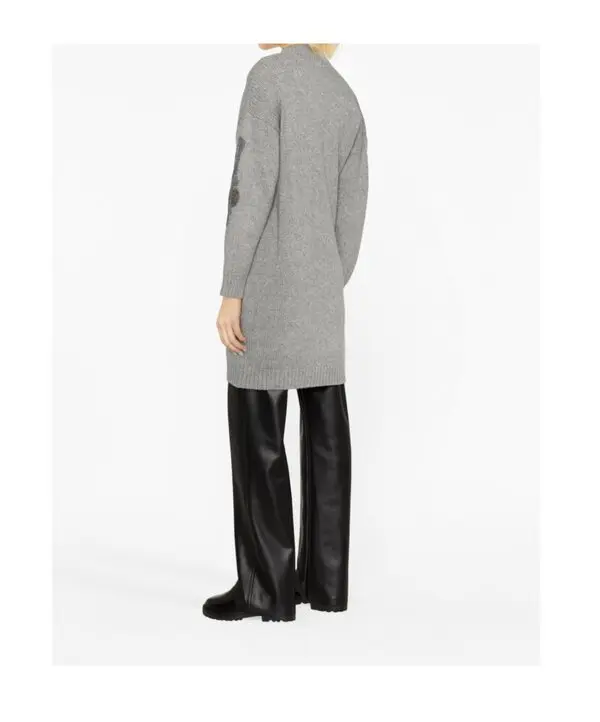 Fabiana Filippi Ribbed V-neck Knit Top