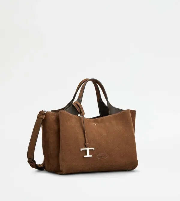 TOD'S Mini Suede Tote Bag