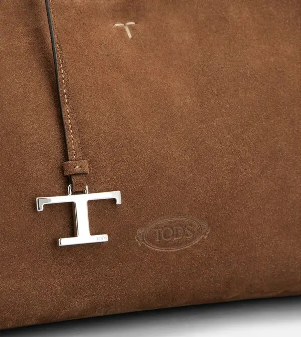 TOD'S Mini Suede Tote Bag