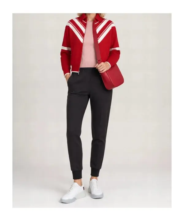 Stella McCartney High-neck Zipped Knitted Jacket