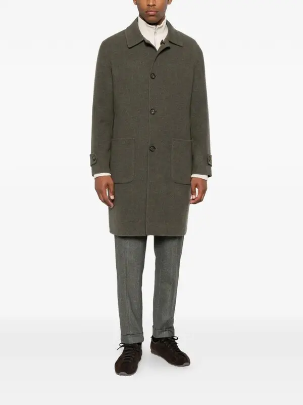 Eleventy Button-fastening Coat