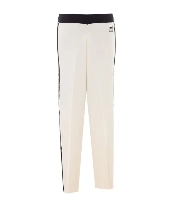 Elisabetta Franchi Drawstring Knitted Trousers