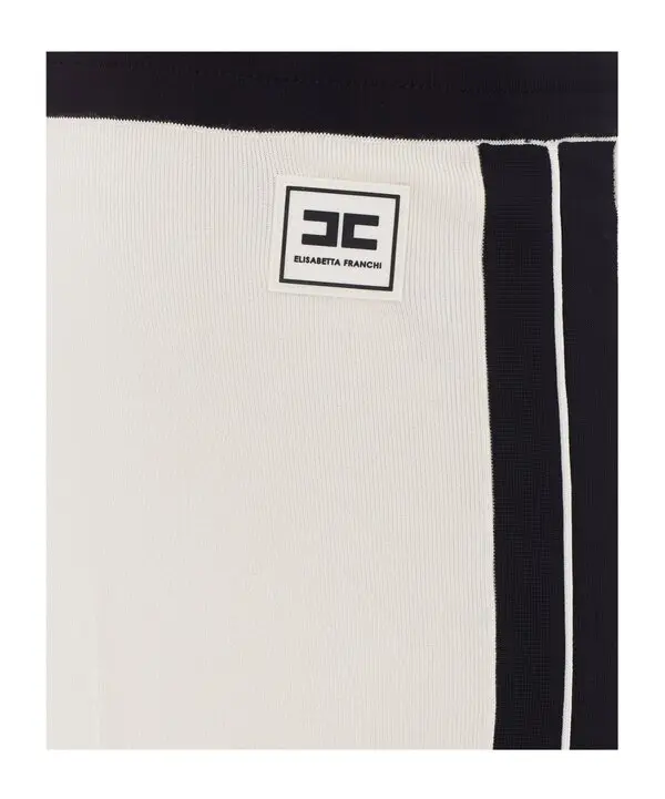 Elisabetta Franchi Drawstring Knitted Trousers