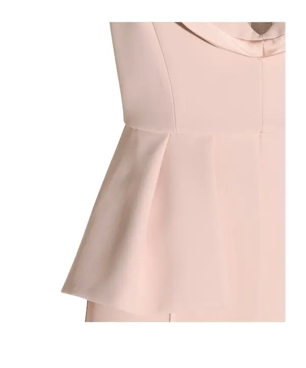 Elisabetta Franchi Peplum Halterneck Jumpsuit
