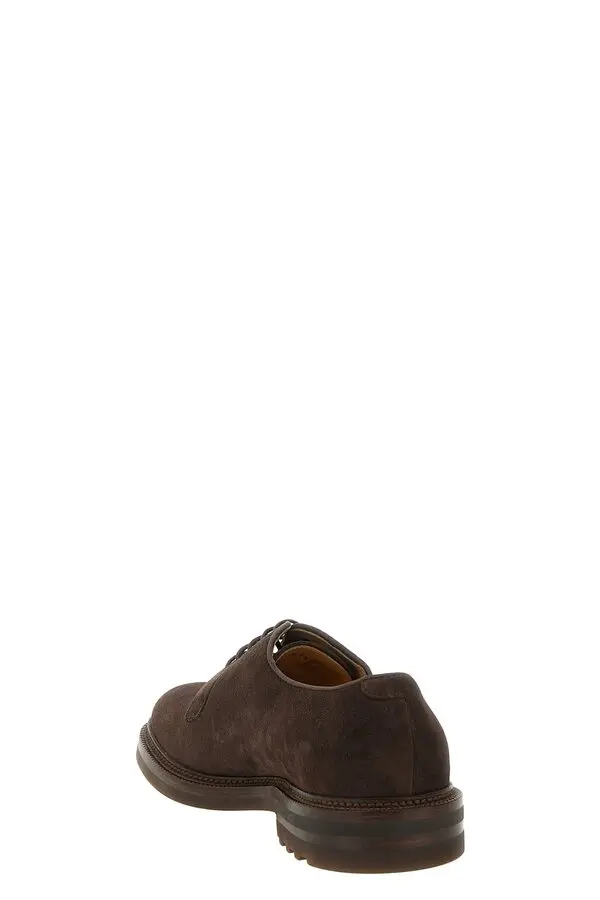 Brunello Cucinelli Round Toe Derby Shoes