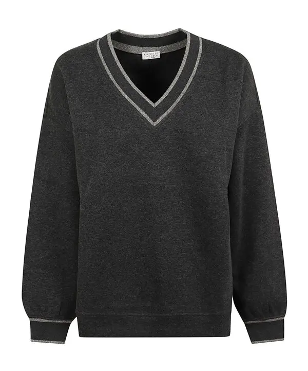 Brunello Cucinelli V-neck Sweatshirt
