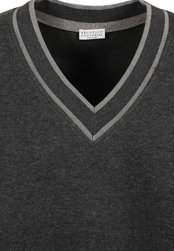Brunello Cucinelli V-neck Sweatshirt