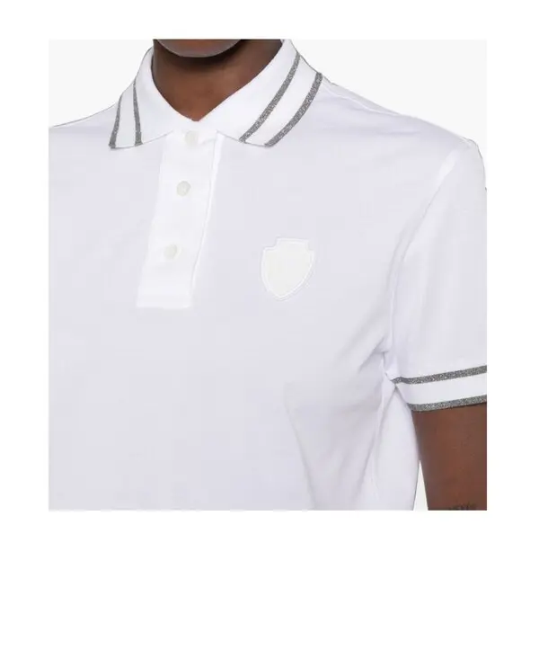 Brunello Cucinelli Striped-trim Polo Shirt