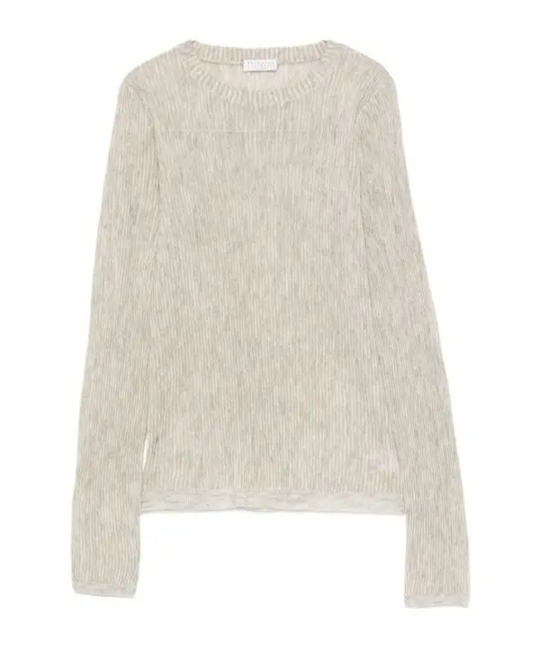 Brunello Cucinelli Ribbed-knit Long-sleeve Knit