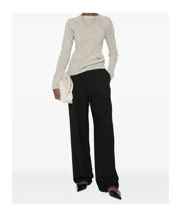 Brunello Cucinelli Ribbed-knit Long-sleeve Knit