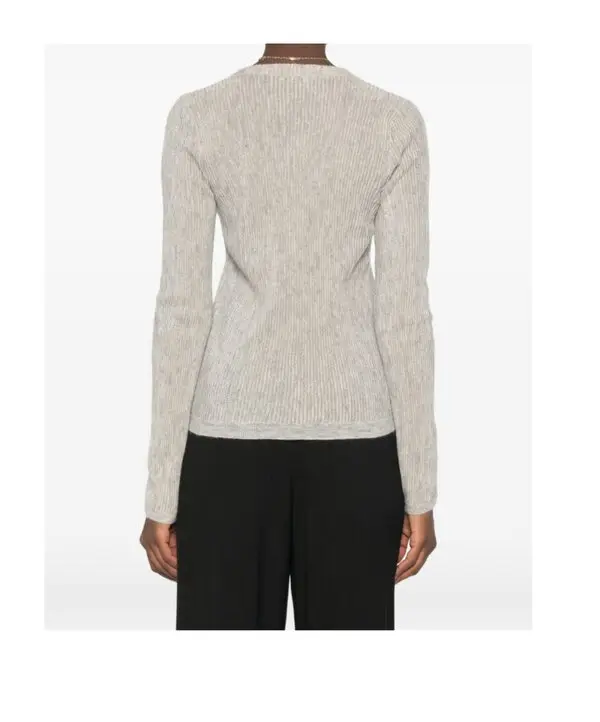 Brunello Cucinelli Ribbed-knit Long-sleeve Knit