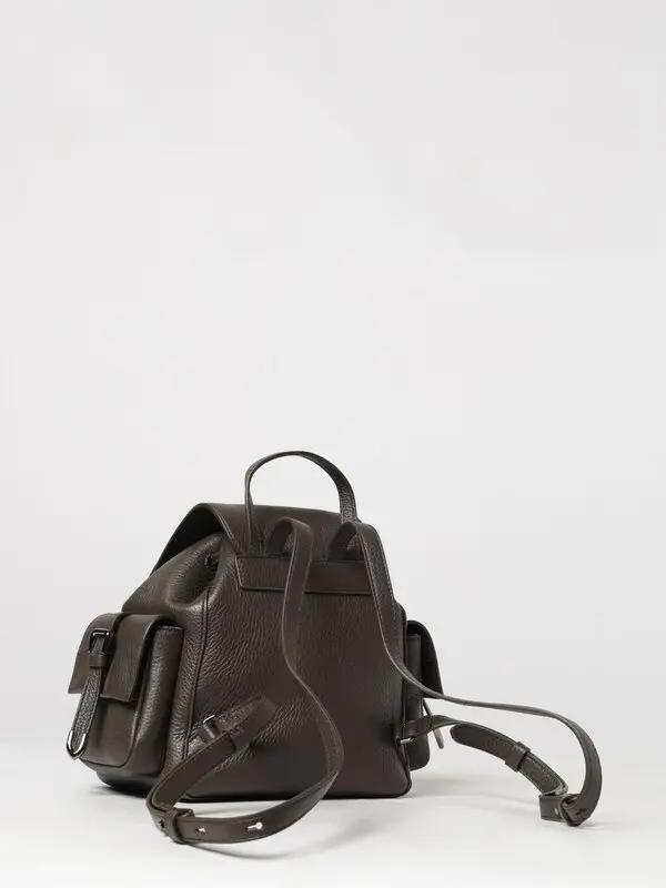 Brunello Cucinelli Sartorial Grainy Leather Backpack