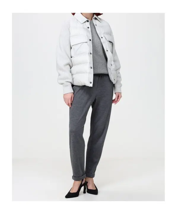 Brunello Cucinelli Ribbed-knit Metallic-thread Sweater