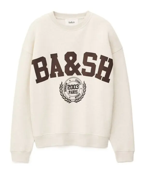 Ba&sh Fenja Logo Sweatshirt - White