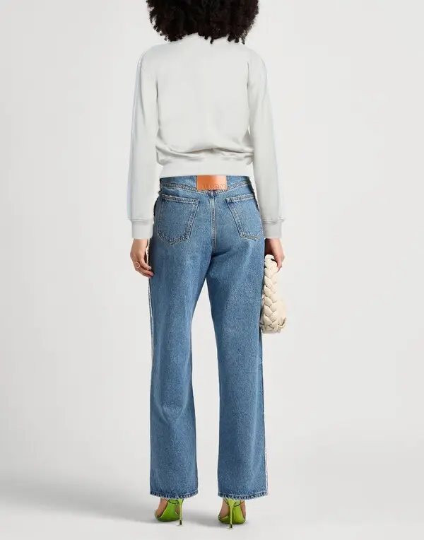 Isabel Marant Étoile Two-tone Long Sleeve Turtleneck Top
