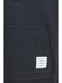 Thom Browne Buttoned High-neck Sweatshirt - Grey