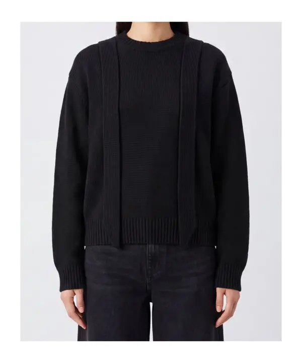 Sacai Oversized Crewneck Sweater