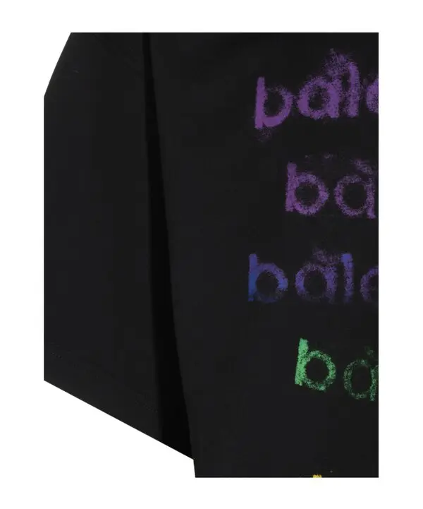 Balenciaga Logo Printed Crewneck T-shirt
