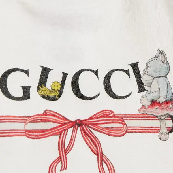 Gucci Baby Cotton T-shirt With Print