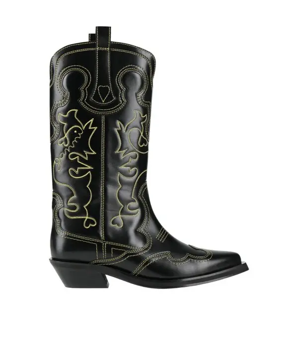 GANNI Simple Cowboy Boots
