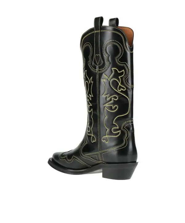 GANNI Simple Cowboy Boots