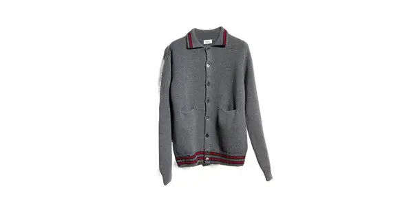 Gucci Polo-collar Cardigan - Dark Gray