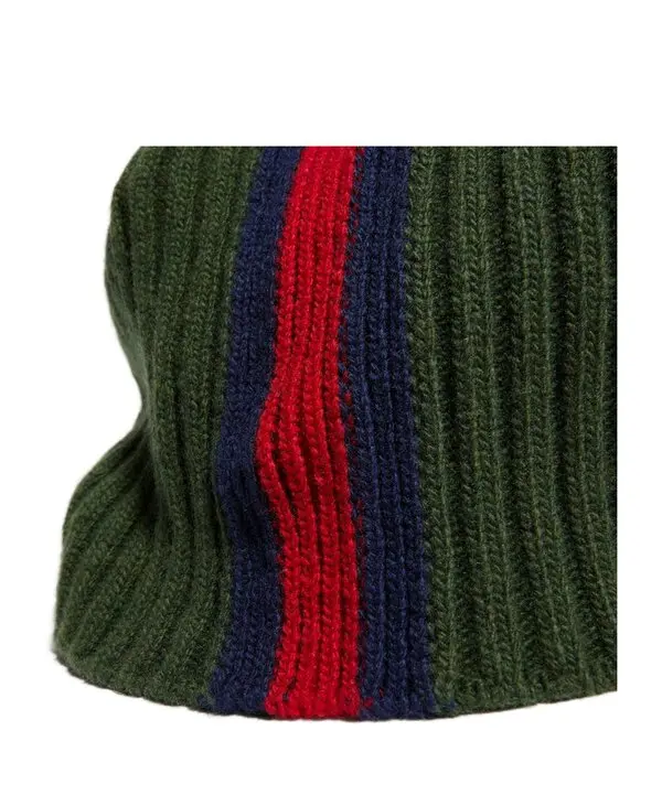 Gucci Ribbed-knit Beanie Hat