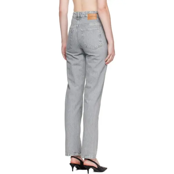 GANNI High-waist Cuffed Jeans