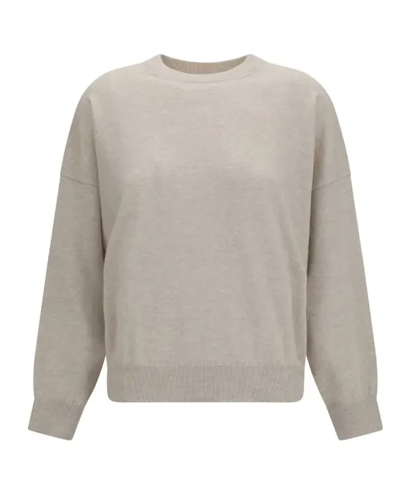 Brunello Cucinelli Monili-chain Sweater - Beige