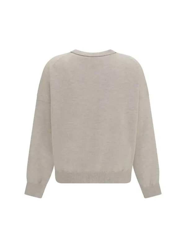 Brunello Cucinelli Monili-chain Sweater - Beige