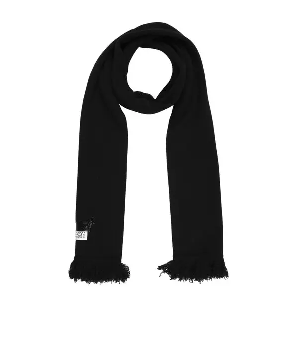 MAISON MARGIELA Solid-color Knitted Scarf