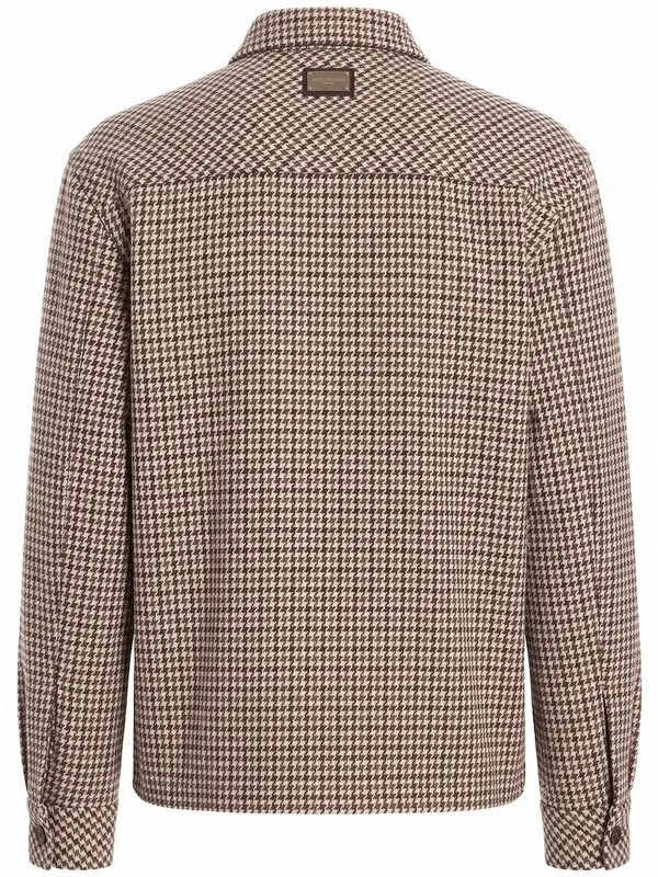 Dolce & Gabbana Dolce Gabbana Houndstooth Button-up Jacket
