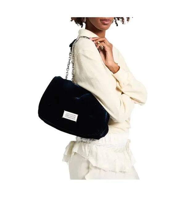 MAISON MARGIELA Large Velvet Crossbody Bag
