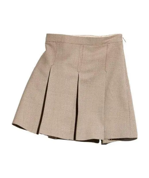 Gucci Web-stripe Pleated Skirt