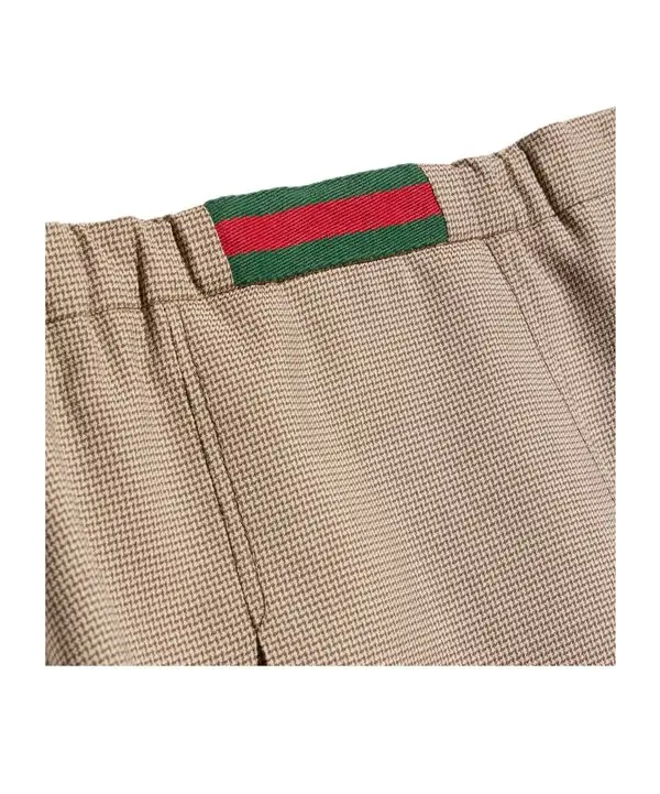 Gucci Web-stripe Pleated Skirt