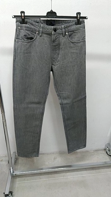 Stone Island Logo Patch Straight Leg Jeans