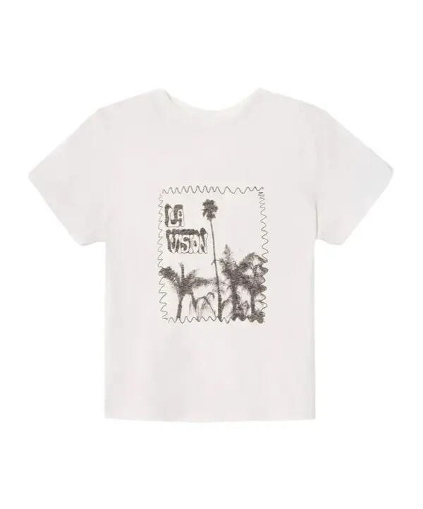 RE/DONE Graphic Print T-shirt - White