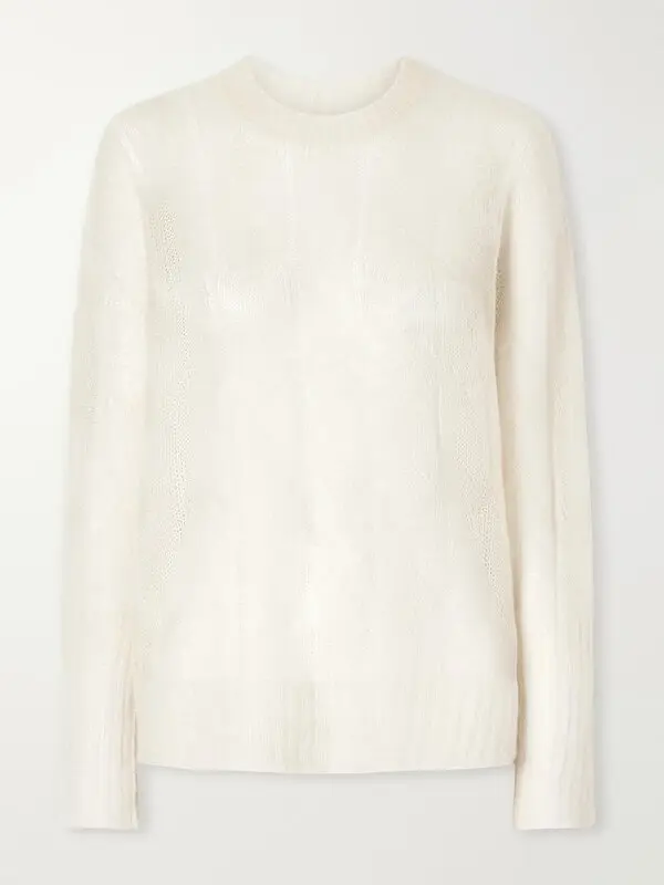 JOSEPH Delfina Mohair And Silk-blend Sweater