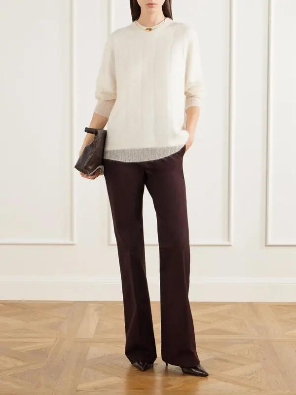 JOSEPH Delfina Mohair And Silk-blend Sweater